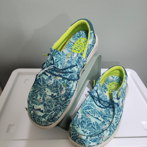 Hey Dude | Shoes | Hey Dude Mens Wally H2o Tropical Sneakers | Poshmark